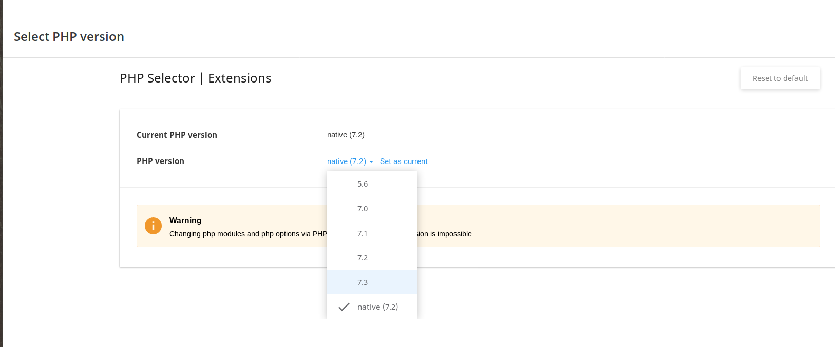 How to change php version and Extensions in DirectAdmin – HostMight Support